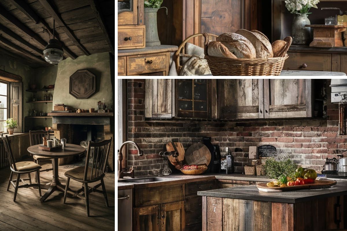 30 Unforgettable Rustic Old Farmhouse Kitchen Ideas for a Timeless ...